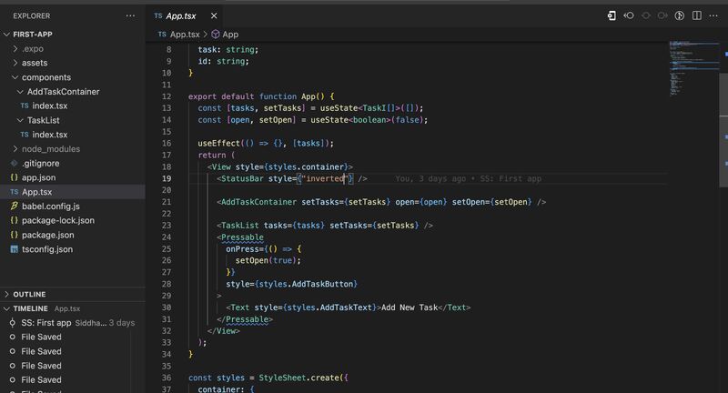 Siddharth Soni on LinkedIn: #expocli #reactnative #todoapp #codingadventure Siddharth Soni on LinkedIn: #expocli #reactnative #todoapp #codingadventure