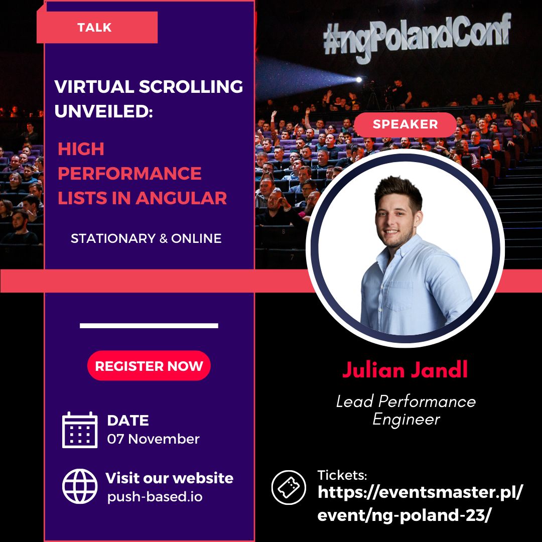 Push-Based on LinkedIn: #dom #ngpoland2023 #angular #webtech # ... Push-Based on LinkedIn: #dom #ngpoland2023 #angular #webtech # ...