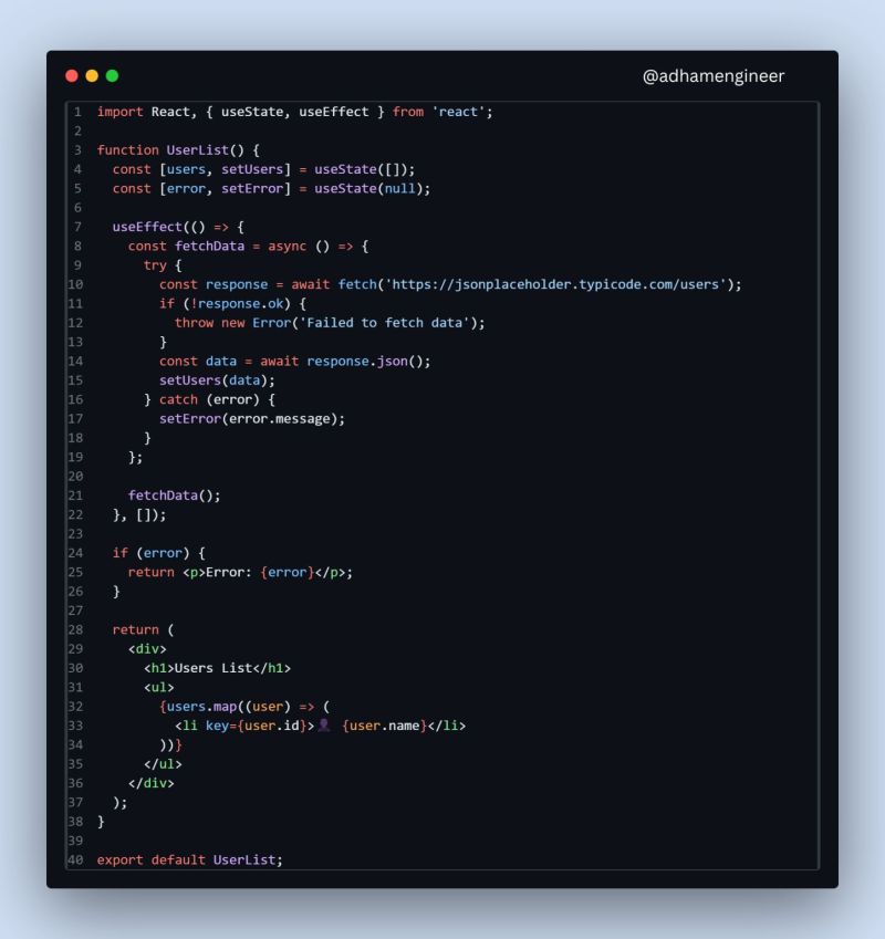 Aadil Rather on LinkedIn: #javascript #reactjs #fetchapi # ... Aadil Rather on LinkedIn: #javascript #reactjs #fetchapi # ...