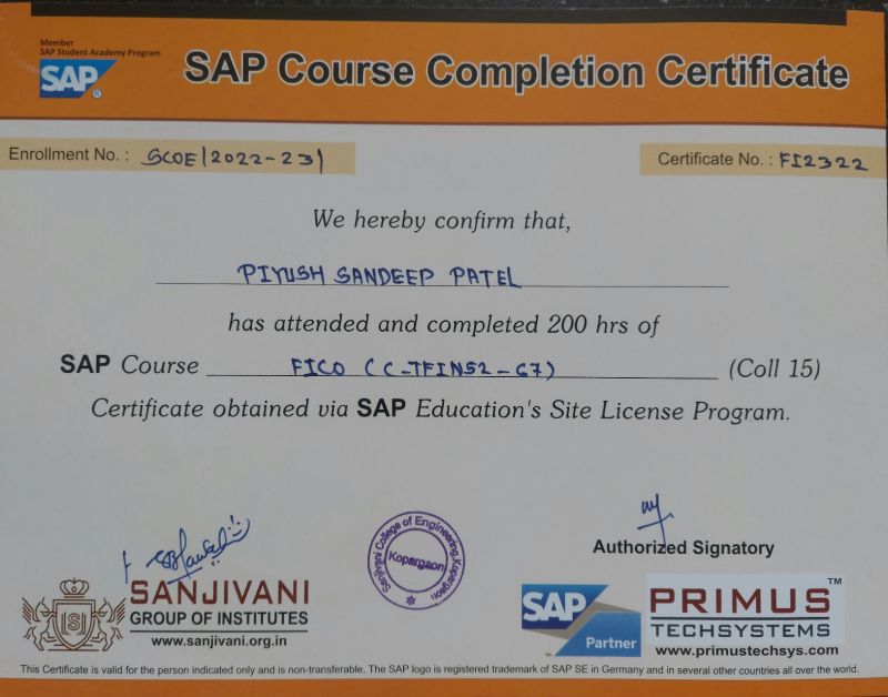 Piyush Patel on LinkedIn: #sap #sapconsultant #s4hana #sapfico #sapjobs ... Piyush Patel on LinkedIn: #sap #sapconsultant #s4hana #sapfico #sapjobs ...