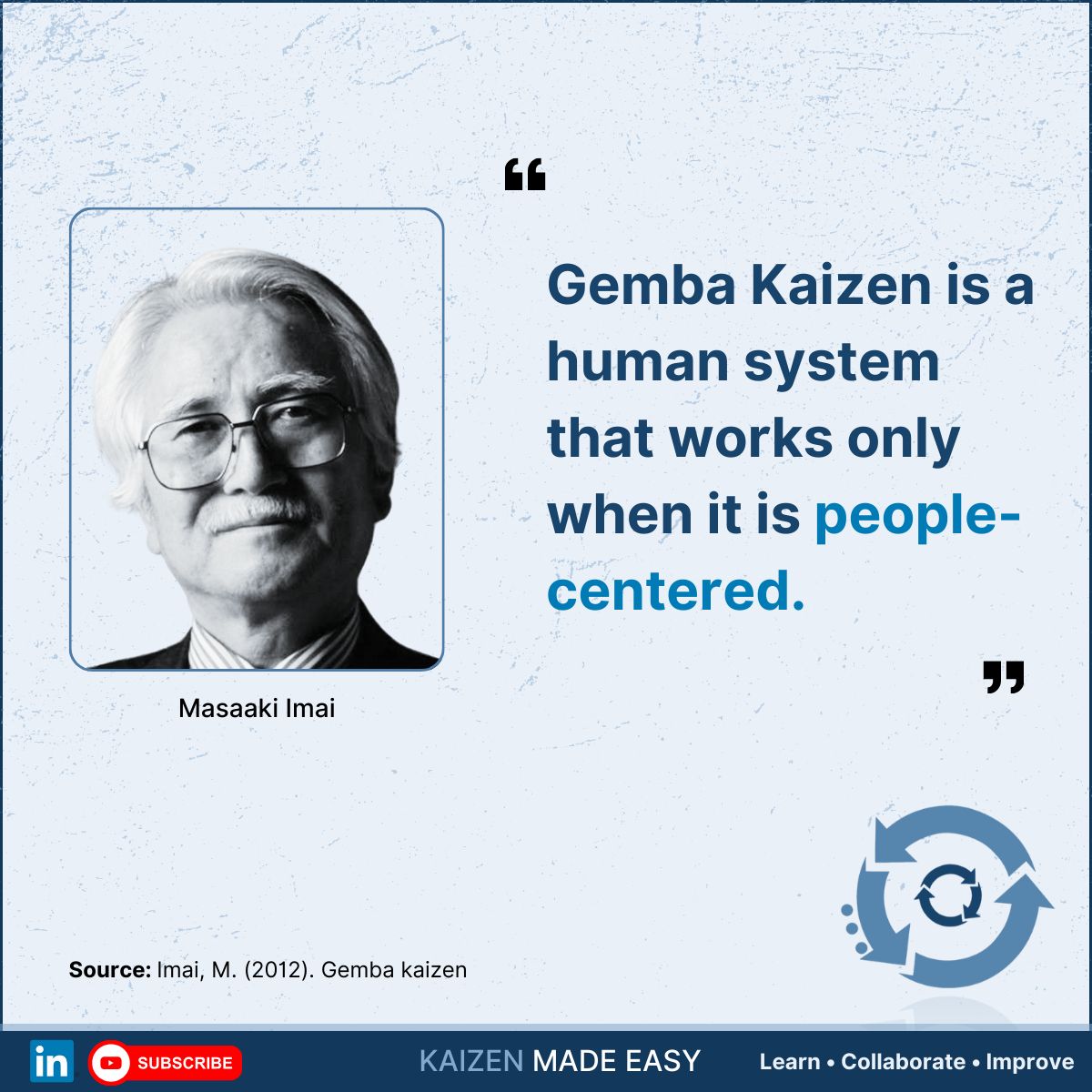 KAIZEN Made Easy on LinkedIn: Empowering people fuels continuous ... KAIZEN Made Easy on LinkedIn: Empowering people fuels continuous ...
