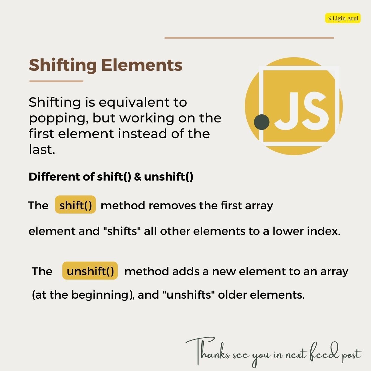 Aliyan Ansari on LinkedIn: #js #javascript #array #programming Aliyan Ansari on LinkedIn: #js #javascript #array #programming
