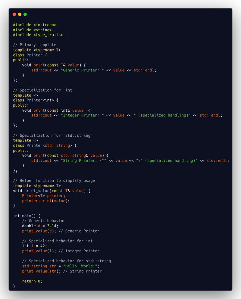 #cpp #cplusplus #template_specialization #concepts #sfinae # ... #cpp #cplusplus #template_specialization #concepts #sfinae # ...