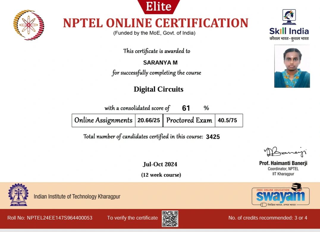SARANYA M on LinkedIn: #nptel #nptel #swayam #swayam # ... SARANYA M on LinkedIn: #nptel #nptel #swayam #swayam # ...