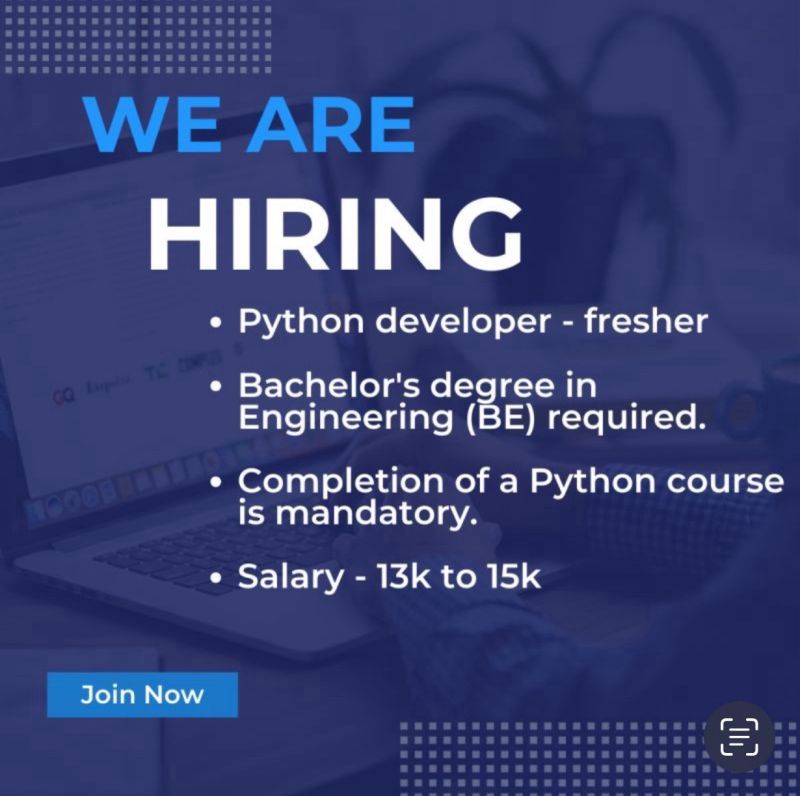 Pratapsinh Thorat on LinkedIn: #hiring #python #java #html #css #newjob ... Pratapsinh Thorat on LinkedIn: #hiring #python #java #html #css #newjob ...