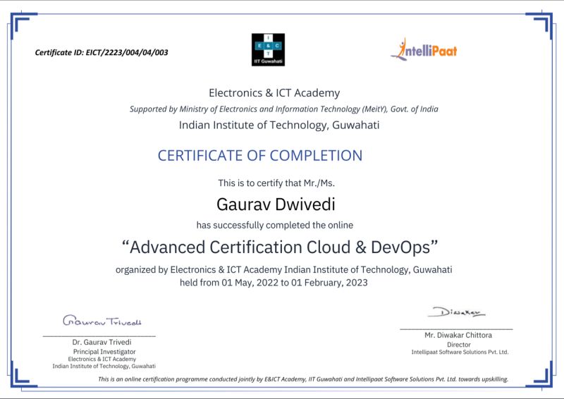 Gaurav Dwivedi on LinkedIn: #certification #cloudcomputing #devops # ... Gaurav Dwivedi on LinkedIn: #certification #cloudcomputing #devops # ...