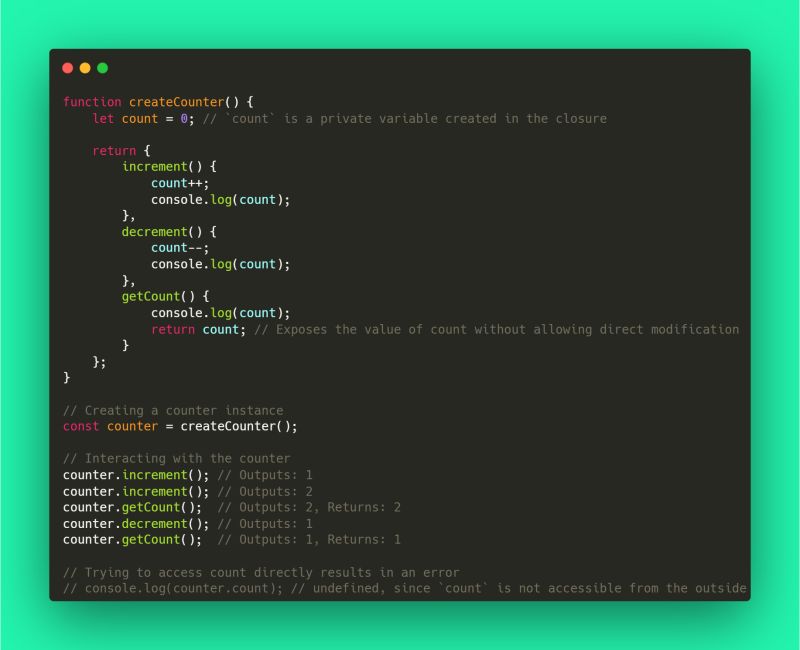 Closures in JavaScript: A Key Concept | Sheharyar Javed posted on the ... Closures in JavaScript: A Key Concept | Sheharyar Javed posted on the ...