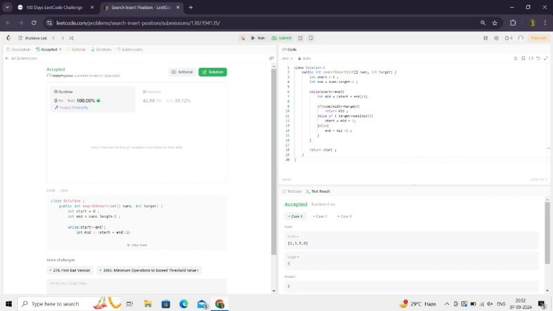 Priyanka Maity on LinkedIn: #100daysofleetcodechallenge #java # ... Priyanka Maity on LinkedIn: #100daysofleetcodechallenge #java # ...