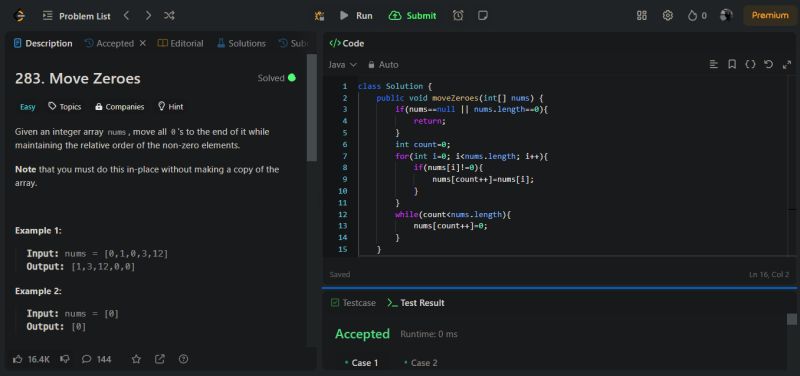Mamoona Quddus on LinkedIn: #leetcode #coding #problemsolving # ... Mamoona Quddus on LinkedIn: #leetcode #coding #problemsolving # ...