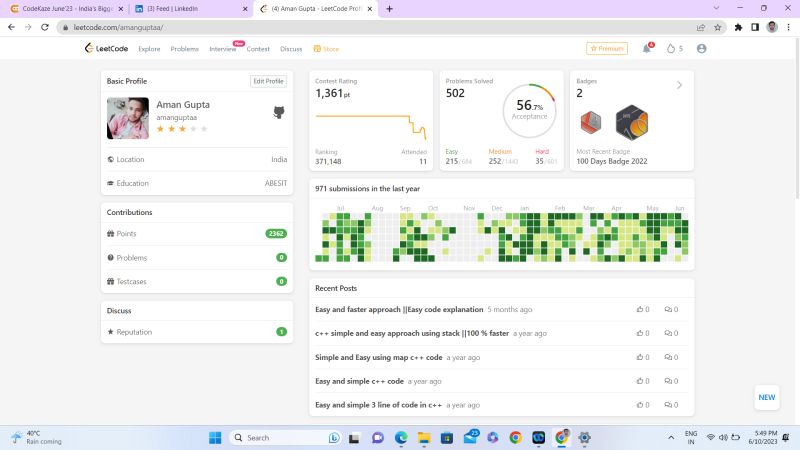 Aman Gupta on LinkedIn: #leetcode #competitiveprogramming # ... Aman Gupta on LinkedIn: #leetcode #competitiveprogramming # ...