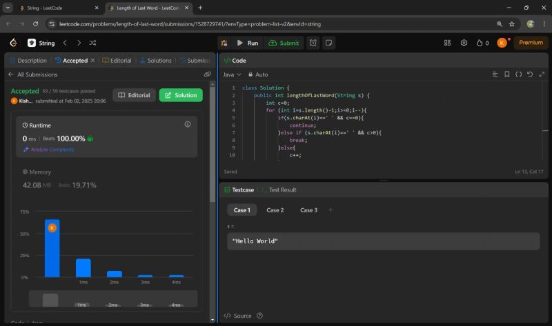 Kishore A on LinkedIn: #100daysofcode #leetcode #problemsolving # ... Kishore A on LinkedIn: #100daysofcode #leetcode #problemsolving # ...