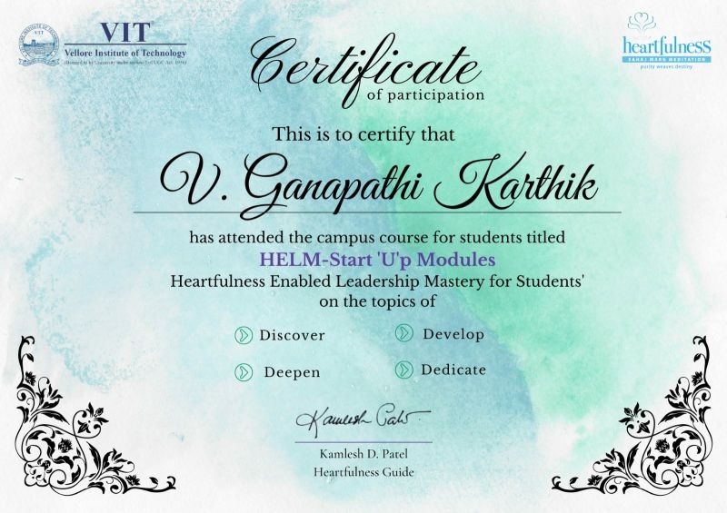 Ganapathi Karthik Vinod on LinkedIn: I'm very happy in sharing with my ... Ganapathi Karthik Vinod on LinkedIn: I'm very happy in sharing with my ...