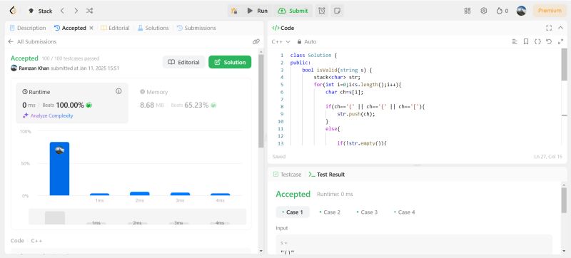 Ramzan Khan on LinkedIn: #leetcode #problem20 #datastructures # ... Ramzan Khan on LinkedIn: #leetcode #problem20 #datastructures # ...