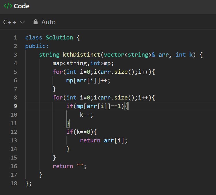 LeetCode Daily Challenge: Kth Distinct String in Array | Rochak Vyas ... LeetCode Daily Challenge: Kth Distinct String in Array | Rochak Vyas ...