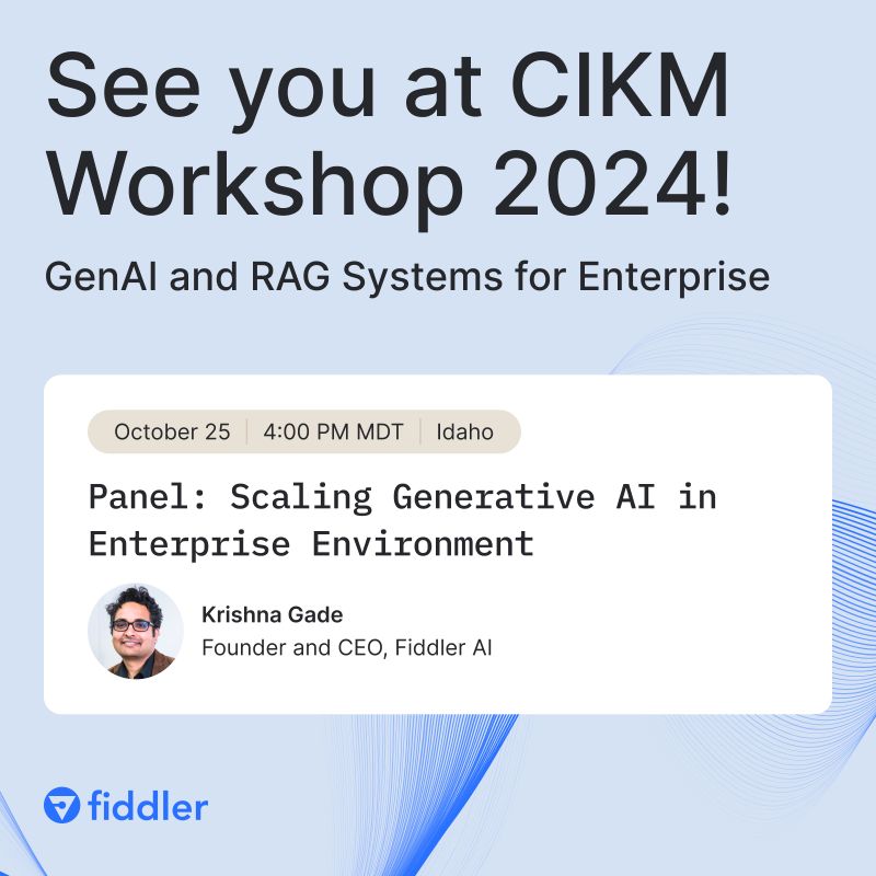 Fiddler AI on LinkedIn: #generativeai #genai #ai # ... Fiddler AI on LinkedIn: #generativeai #genai #ai # ...