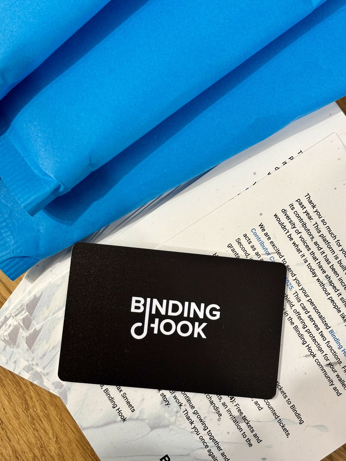 In January, the Binding Hook team sent out their very first collection ... In January, the Binding Hook team sent out their very first collection ...