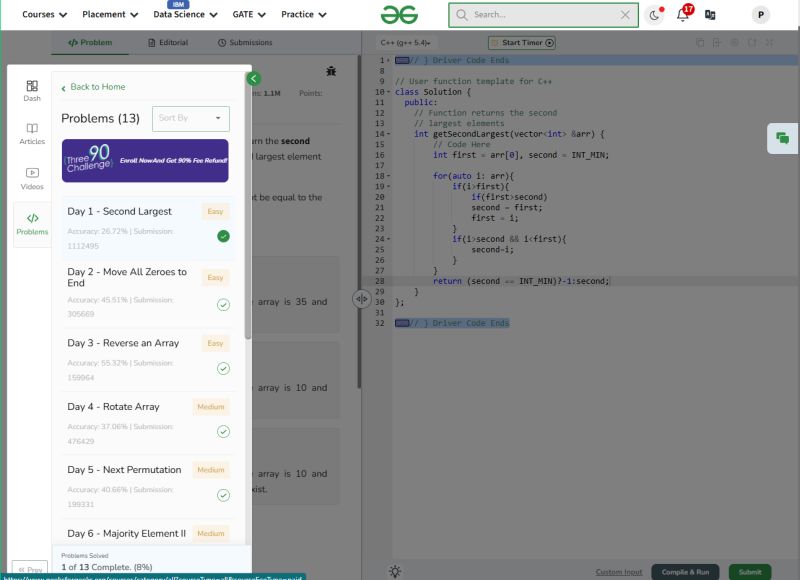 #gfg160 #dsa #coding #problemsolving #geeksforgeeks #gfg160 # ... #gfg160 #dsa #coding #problemsolving #geeksforgeeks #gfg160 # ...