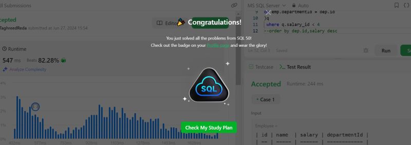 Taghreed Reda on LinkedIn: #sql #dataengineering #leetcode Taghreed Reda on LinkedIn: #sql #dataengineering #leetcode