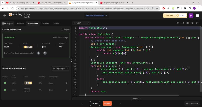 Prerna More on LinkedIn: #day32 #100daysofcode #dsa #java #arrays # ... Prerna More on LinkedIn: #day32 #100daysofcode #dsa #java #arrays # ...