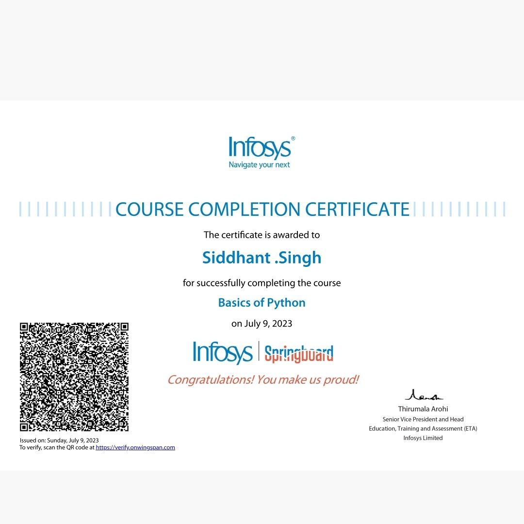 Siddhant Singh on LinkedIn: #python #connections #share Siddhant Singh on LinkedIn: #python #connections #share