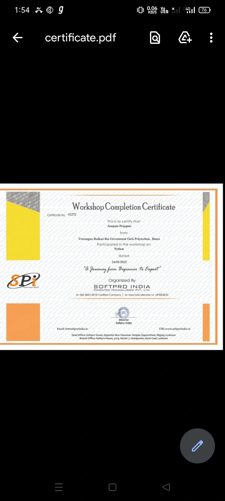 Anupam Prajapati on LinkedIn: completed workshop python programming ... Anupam Prajapati on LinkedIn: completed workshop python programming ...