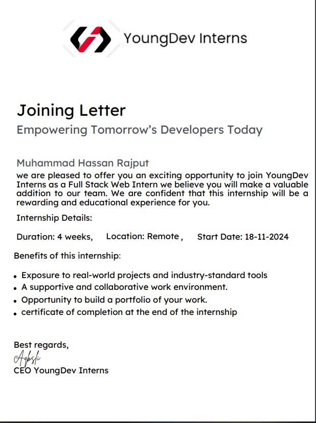 Muhammad Hassan Rajput on LinkedIn: #newbeginnings #fullstackdeveloper ... Muhammad Hassan Rajput on LinkedIn: #newbeginnings #fullstackdeveloper ...