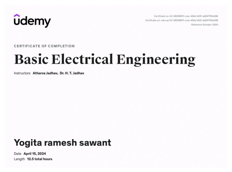 Yogita Sawant on LinkedIn: #udemy #certificate #learning # ... Yogita Sawant on LinkedIn: #udemy #certificate #learning # ...