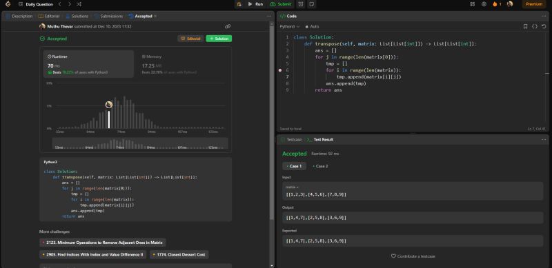 Muthu Thevar on LinkedIn: #leetcode #codingchallenge #day7 # ... Muthu Thevar on LinkedIn: #leetcode #codingchallenge #day7 # ...