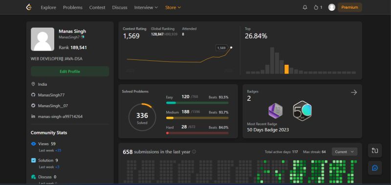 Manas Singh on LinkedIn: #leetcodejourney #codingdiaries # ... Manas Singh on LinkedIn: #leetcodejourney #codingdiaries # ...