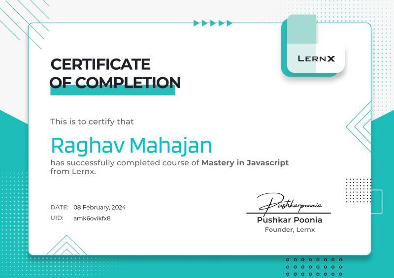 Raghav Mahajan on LinkedIn: #javascript #webdevelopment #lernxmastery # ... Raghav Mahajan on LinkedIn: #javascript #webdevelopment #lernxmastery # ...