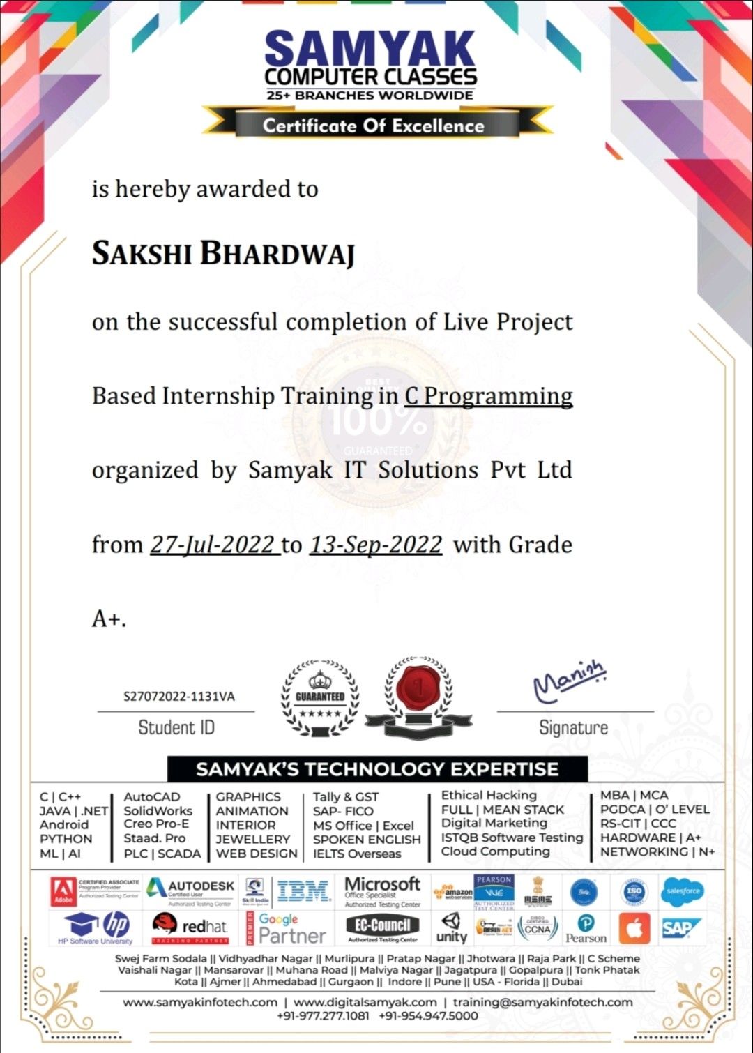 Sakshi Bhardwaj on LinkedIn: #internship #project Sakshi Bhardwaj on LinkedIn: #internship #project