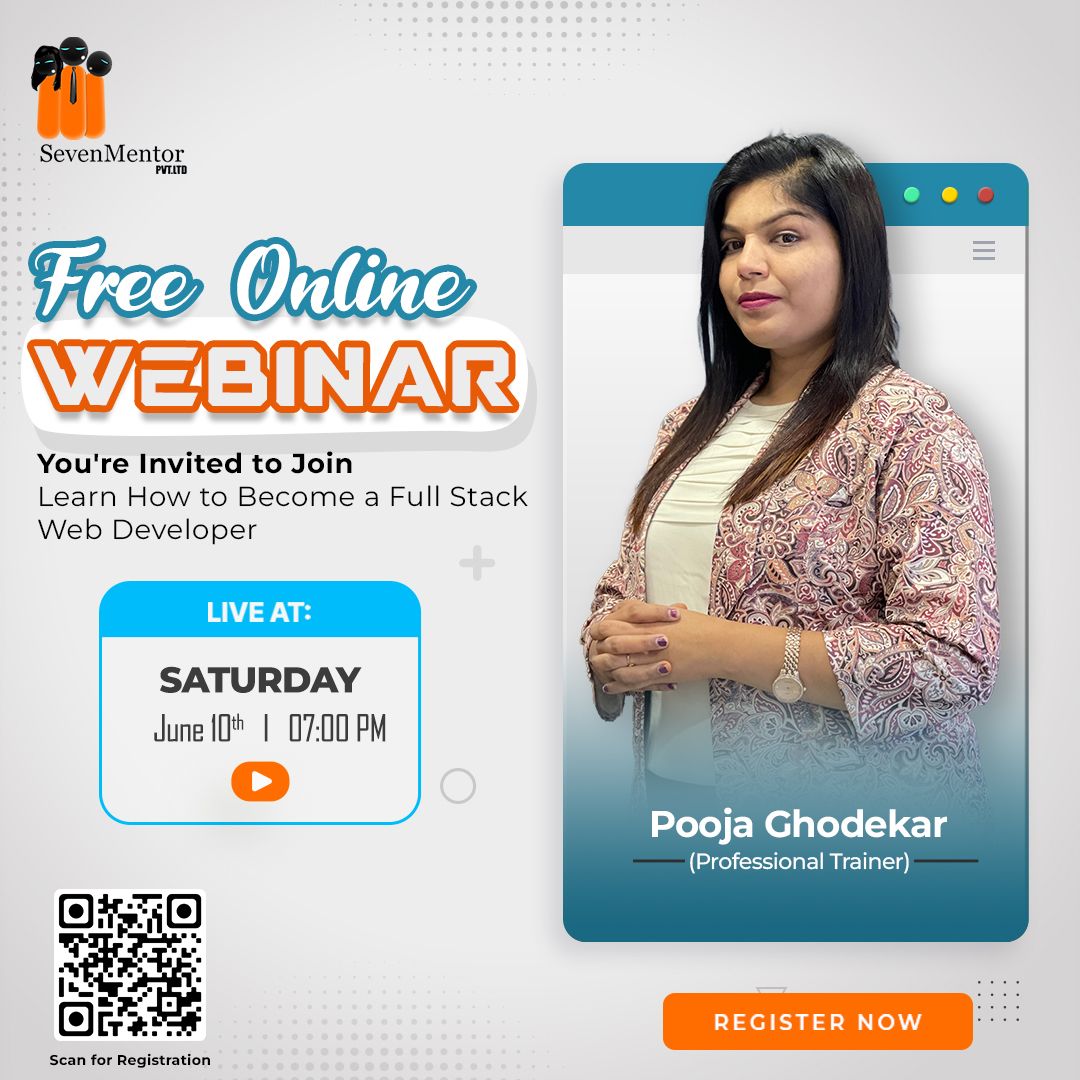ritika mahajan on LinkedIn: GRAB YOUR SEATS NOW !!! SevenMentor Pvt Ltd ritika mahajan on LinkedIn: GRAB YOUR SEATS NOW !!! SevenMentor Pvt Ltd