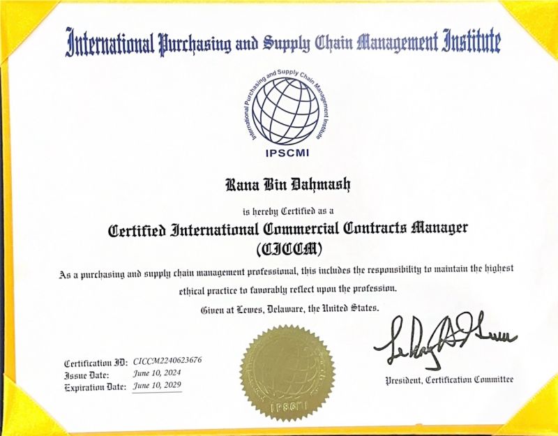 Rana Bin Dahmash MBA, CIPP, CIPM, CIPC, CICCM, CISCP, CISCM, CIVM on ... Rana Bin Dahmash MBA, CIPP, CIPM, CIPC, CICCM, CISCP, CISCM, CIVM on ...