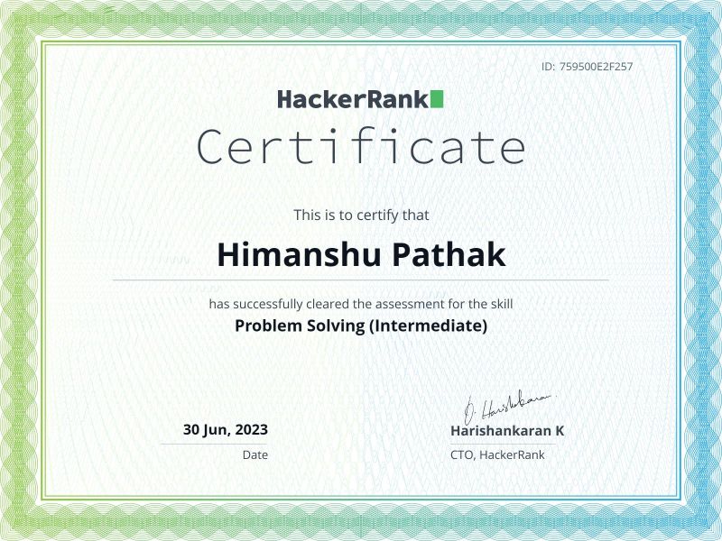 I’m happy to share that I’ve obtained a new certification: Problem ... I’m happy to share that I’ve obtained a new certification: Problem ...