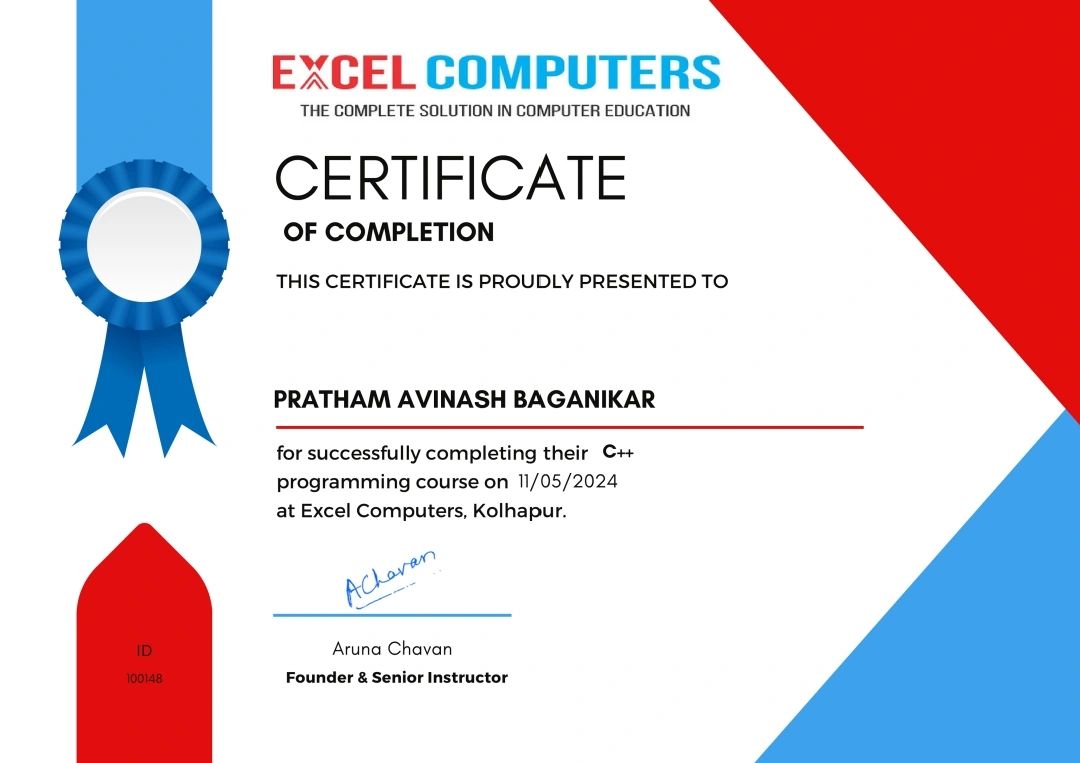 Pratham Baganikar on LinkedIn: #c #cplusplus #programming # ... Pratham Baganikar on LinkedIn: #c #cplusplus #programming # ...