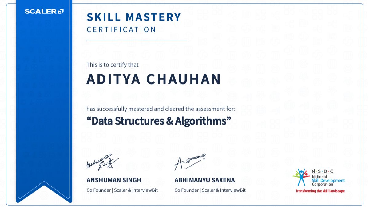 Aditya Chauhan on LinkedIn: #dsa #algorithms #problemsolving # ... Aditya Chauhan on LinkedIn: #dsa #algorithms #problemsolving # ...
