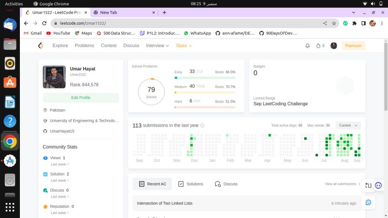 Umar Hayat on LinkedIn: Completed 50 days of LeetCode practice! I ... Umar Hayat on LinkedIn: Completed 50 days of LeetCode practice! I ...