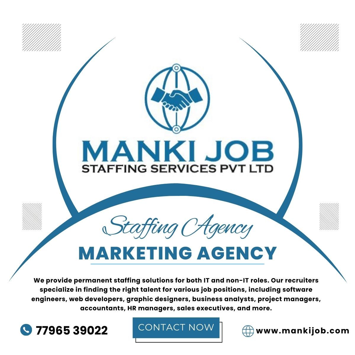 Manki Job Staffing Services Pvt. Ltd. on LinkedIn: #staffingservices # ... Manki Job Staffing Services Pvt. Ltd. on LinkedIn: #staffingservices # ...