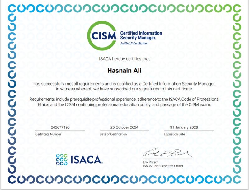 Hasnain Ali on LinkedIn: 🎉Excited to announce that I've earned the ... Hasnain Ali on LinkedIn: 🎉Excited to announce that I've earned the ...