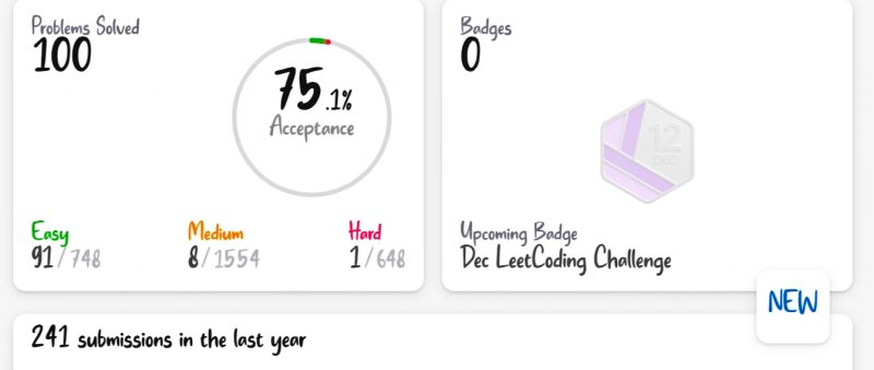 Rahat . on LinkedIn: #leetcode #codingmilestone #75daysofcoding # ... Rahat . on LinkedIn: #leetcode #codingmilestone #75daysofcoding # ...