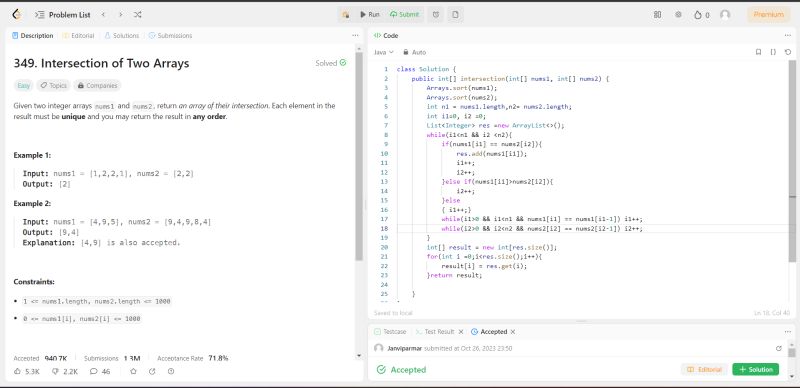 Janvi Parmar on LinkedIn: #leetcode #100dayscodingchallenge # ... Janvi Parmar on LinkedIn: #leetcode #100dayscodingchallenge # ...