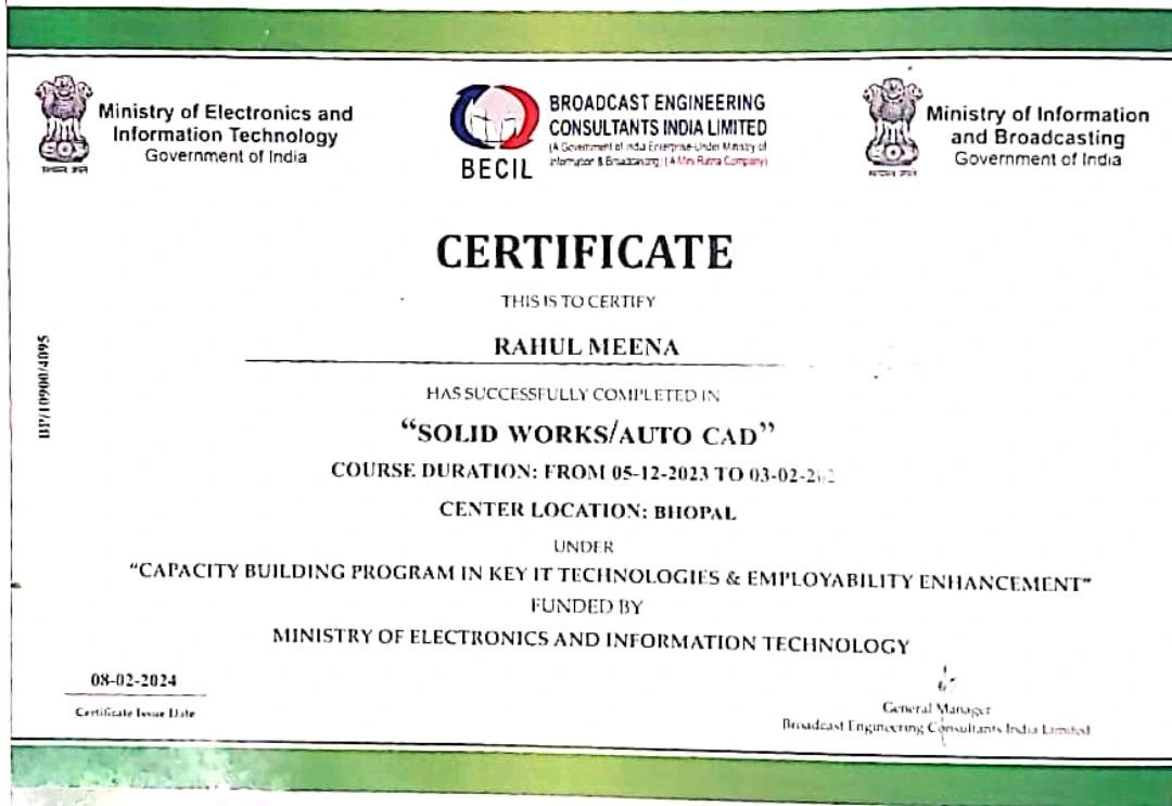 Rahul Meena on LinkedIn: #autocad #solidworks #ministryofeducation Rahul Meena on LinkedIn: #autocad #solidworks #ministryofeducation