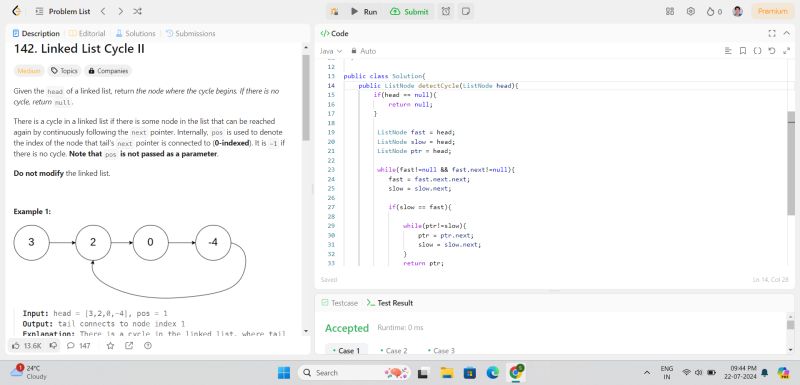 Resolved LeetCode's Resolved LeetCode's