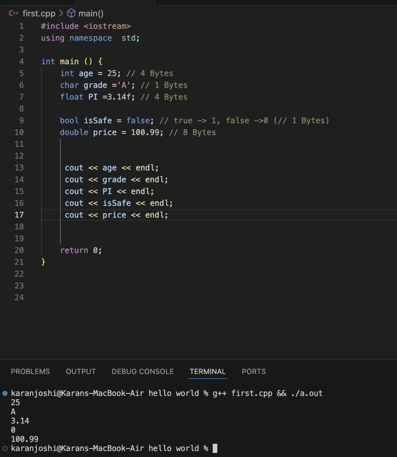Karan Joshi on LinkedIn: #codingjourney #cplusplus #cprogramming #cpp # ... Karan Joshi on LinkedIn: #codingjourney #cplusplus #cprogramming #cpp # ...