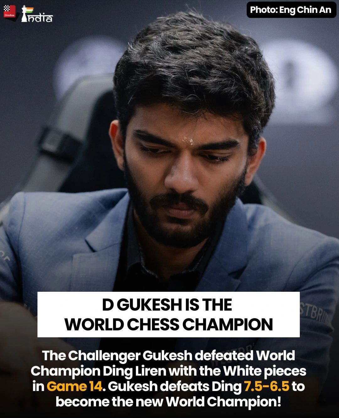 Dinesh Choudhary on LinkedIn: Congratulations D Gukesh😄🎉 Dinesh Choudhary on LinkedIn: Congratulations D Gukesh😄🎉