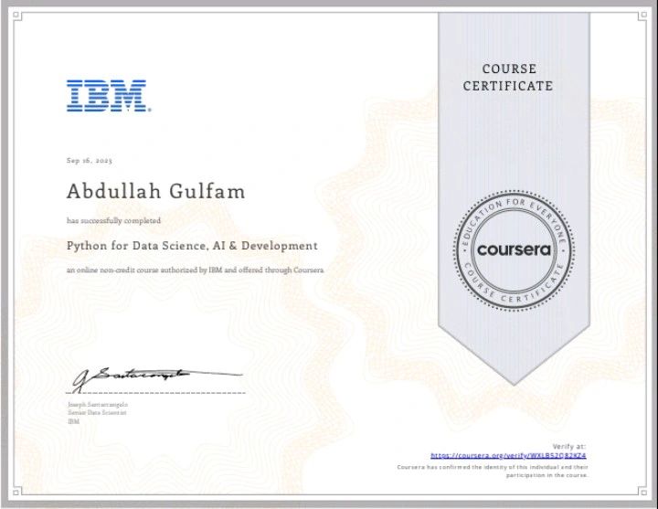 Abdullah Gulfam on LinkedIn: #python #datascience #ai Abdullah Gulfam on LinkedIn: #python #datascience #ai