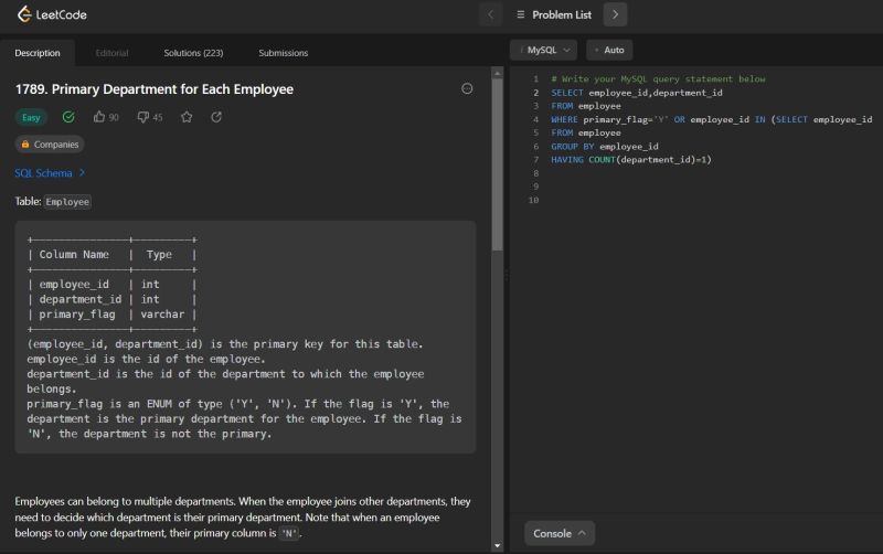 Kshitij Pathak on LinkedIn: #sql #leetcode Kshitij Pathak on LinkedIn: #sql #leetcode