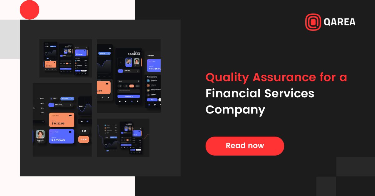 QArea on LinkedIn: #softwaretesting #banking #fintech #qualityassurance ... QArea on LinkedIn: #softwaretesting #banking #fintech #qualityassurance ...