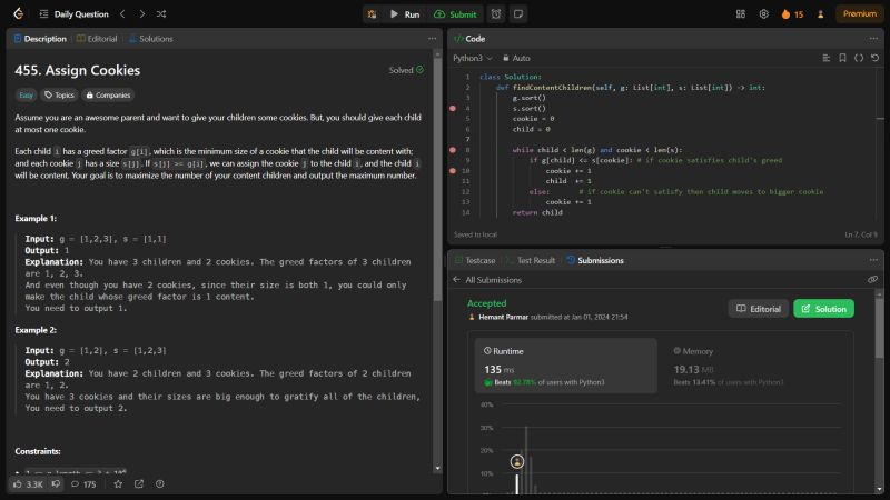 Hemant Parmar on LinkedIn: #100daysofcode #drgviswanathan #leetcode # ... Hemant Parmar on LinkedIn: #100daysofcode #drgviswanathan #leetcode # ...
