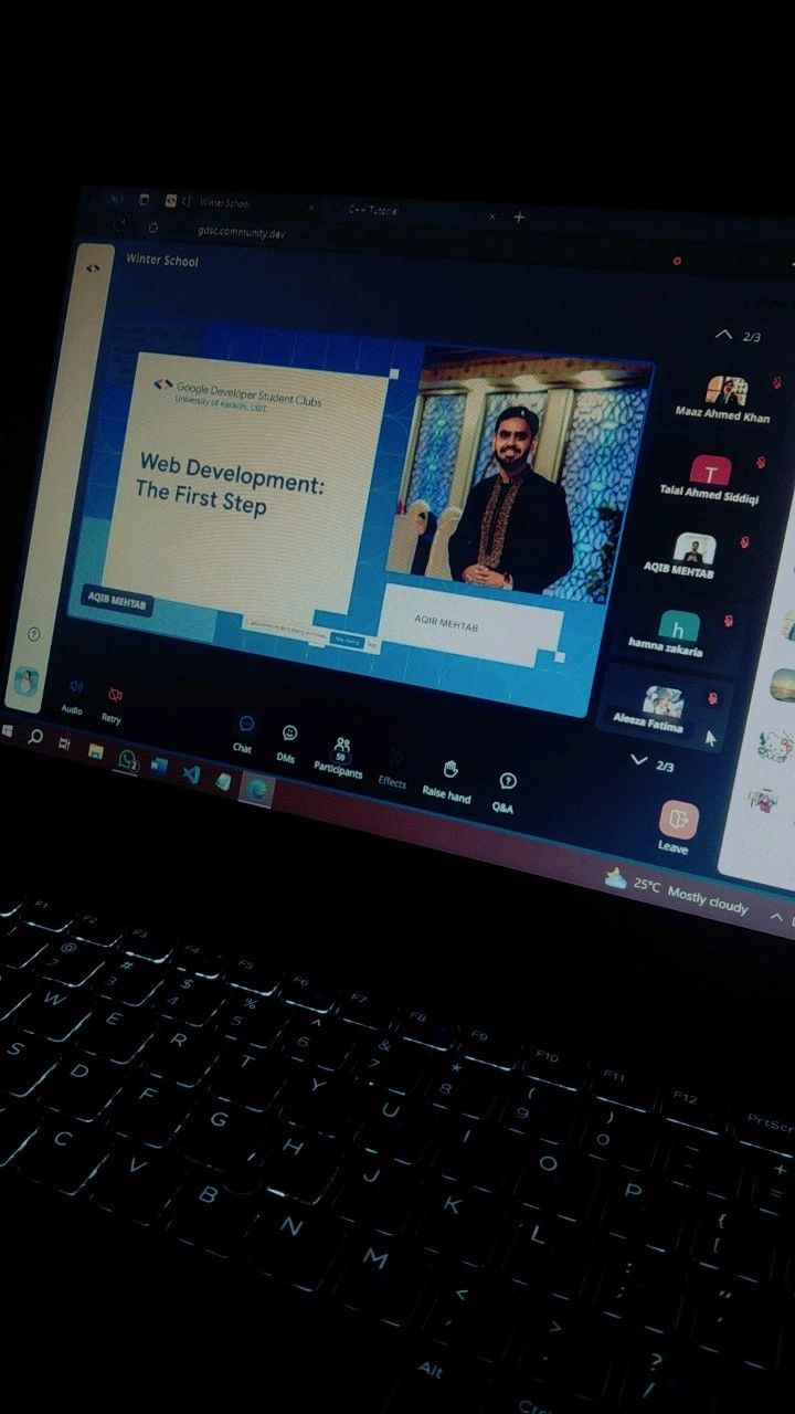 Yumna nasir on LinkedIn: #webdevelopment #gdsc #uok Yumna nasir on LinkedIn: #webdevelopment #gdsc #uok
